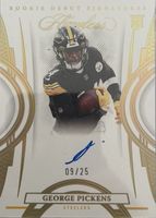 George Pickens 2022 Flawless #RDS-GP Rookie Debut Signatures (/25 ...