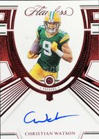 Christian Watson 2022 Flawless #RGM-CW Rookie Gems Signatures /20 Price ...
