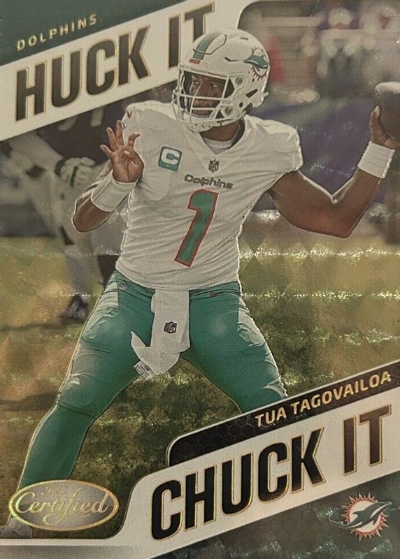 Tua Tagovailoa 2023 Certified #HK-3 Huck It Chuck It /(SSP) Price Guide ...