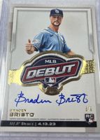 Braden Bristo 2023 Topps Chrome Update #RDP-BB MLB Debut Patch ...