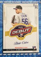 Blair Calvo Baseball Cards Price Guide - Sports Card Investor