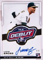 Lucas Erceg Baseball Cards Price Guide - Sports Card Investor