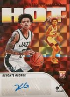Keyonte George 2023 Hoops #HSR-KG Hot Signatures Rookies - Red /25 Price Guide - Sports Card ...