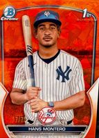 Hans Montero 2023 Bowman Chrome Sapphire Edition #BCP-173 Prospects ...