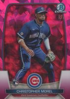 Christopher Morel 2023 Bowman Chrome Sapphire Edition #71 Padparadscha ...