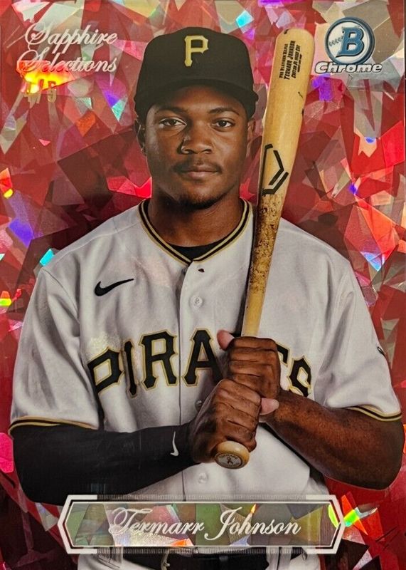 Termarr Johnson 2023 Bowman Chrome Sapphire Edition #BSS-9 Sapphire ...
