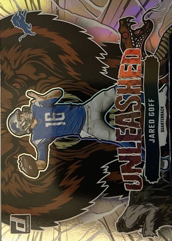 Jared Goff 2023 Donruss #UNL-4 Unleashed /(SSP) Price Guide - Sports ...