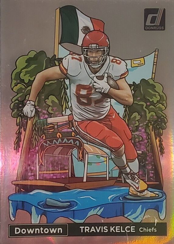 Travis Kelce 2023 Donruss #ID-TK International Downtown /(SSP) Price ...