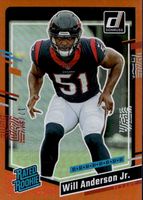 Will Anderson Jr. 2023 Donruss #342 Jersey Number (/51) Price Guide ...