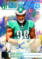 Jalen Carter 2023 Donruss #RGK-5 Rookie Gridiron Kings Autographs /49 ...