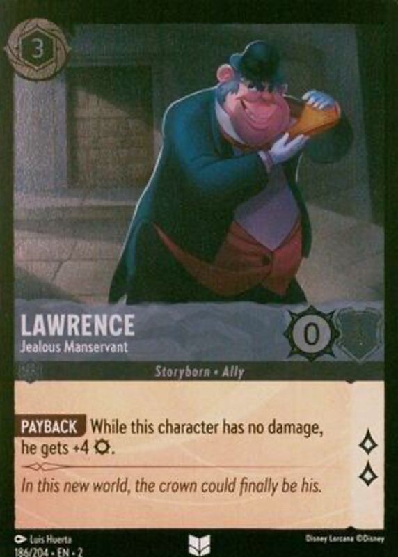 Lawrence - Jealous Manservant Disney Lorcana Cards Price Guide - Sports ...