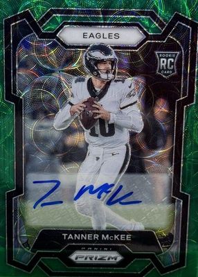 Tanner McKee 2023 Donruss #383 Rated Rookie Autographs - Gold /25 PSA ...