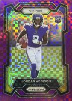 Jordan Addison 2023 Prizm #368 Purple Power /49 Price Guide - Sports ...