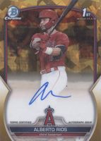Alberto Rios 2023 Bowman Draft Sapphire Edition #CDA-AR Chrome Prospect ...