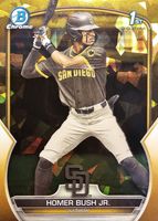 Homer Bush Jr. 2023 Bowman Draft Sapphire Edition #BDC-124 Chrome ...