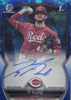 Ty Floyd 2023 Bowman Draft Sapphire Edition #CDA-TF Chrome Prospect ...
