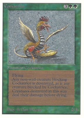 Cockatrice 1995 Fourth Edition Base Price Guide - Sports Card Investor