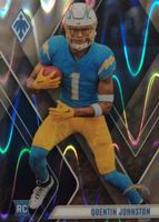 Quentin Johnston 2023 Phoenix #107 Silver Seismic Price Guide - Sports ...