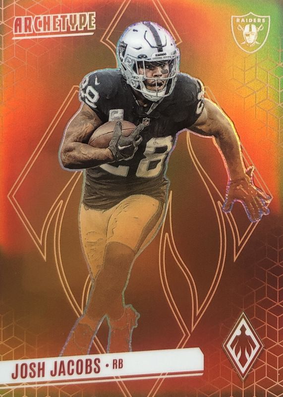 Josh Jacobs 2023 Phoenix #ARCH-15 Archetype /(SSP) Price Guide - Sports ...