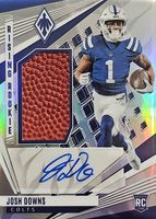 Josh Downs 2023 Phoenix #RMS-JDO Rising Rookie Material Signatures ...