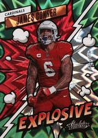 James Conner 2023 Absolute #22 Explosive - Green /1 Price Guide ...