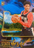 Scoot Henderson 2023 Court Kings #9 State of the Art /(SSP) Price Guide ...