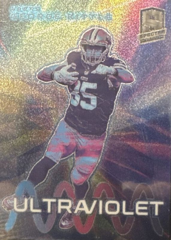 George Kittle 2023 Spectra #UV-GK Ultraviolet /(SSP) Price Guide ...