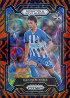 Kaoru Mitoma 2023 Prizm Premier League #99 Choice Tiger Stripe /(SSP ...