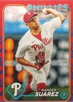 Ranger Suarez 2024 Topps #229 Team Color Border Variation /(SSP) Price ...