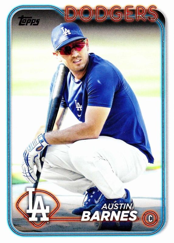 Austin Barnes 2024 Topps #422 Golden Mirror Image Variation /(SSP ...