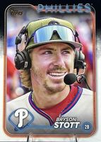 Bryson Stott 2024 Topps #139 Golden Mirror Image Variation /(SSP) Price ...