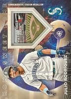 Julio Rodriguez 2024 Topps #HSH-JROD Home Sweet Home Stadium Medallion ...