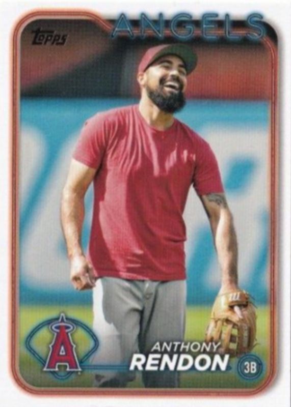 Anthony Rendon 2024 Topps #454 Golden Mirror Image Variation /(SSP ...