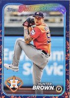 Hunter Brown 2024 Topps #30 Team Color Border Variation /(SSP) Price ...