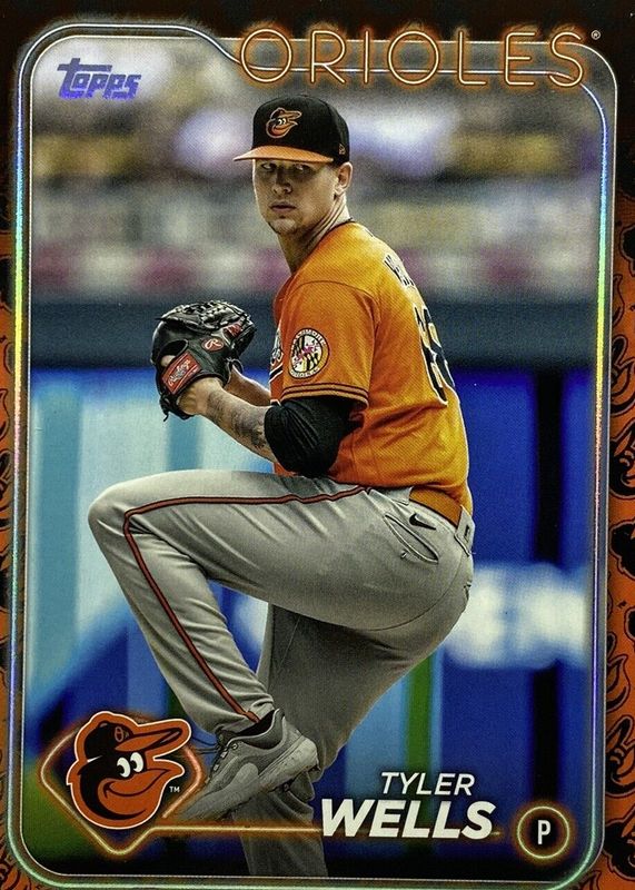 Tyler Wells 2024 Topps #251 Team Color Border Variation /(SSP) Price ...