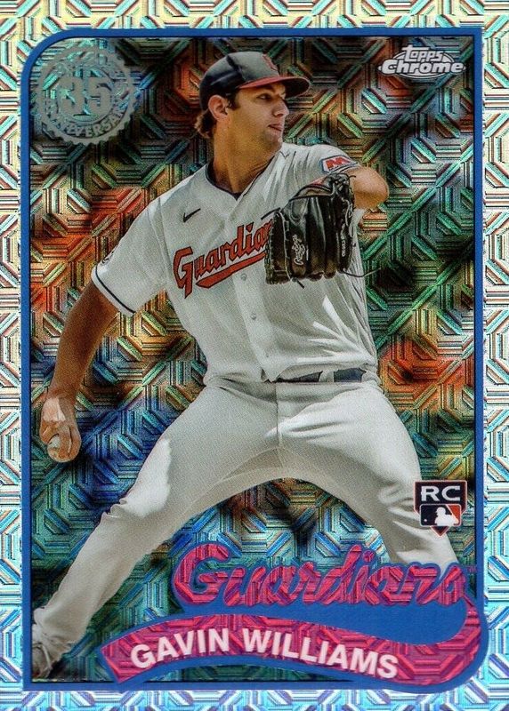 Gavin Williams 2024 Topps Silver Pack #T89C-42 1989 Chrome Promo ...