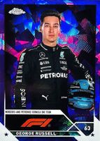 George Russell 2023 Topps Chrome Formula 1 Sapphire Edition #13 Purple ...