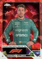 Fernando Alonso 2023 Topps Chrome Formula 1 Sapphire Edition #32 Red /5 ...