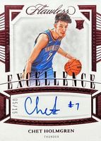 Chet Holmgren 2022 Flawless #ES-CHG Excellence Signatures - Ruby /15 ...