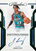 Jaden Ivey 2022 Flawless #DA-JIV Distinguished Autographs - Emerald /5 ...