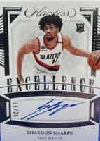 Shaedon Sharpe 2022 Flawless #ES-SHS Excellence Signatures /25 Price ...