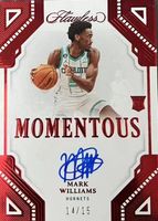 Mark Williams 2022 Flawless #MA-MKW Momentous Autographs - Ruby /15 ...