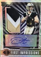 Jake Haener 2023 Illusions #113 First Impressions Memorabilia Autographs - Black /50 Price Guide ...
