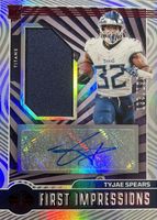 Tyjae Spears 2023 Illusions #137 First Impressions Memorabilia Autographs - Red /199 SGC 10 ...