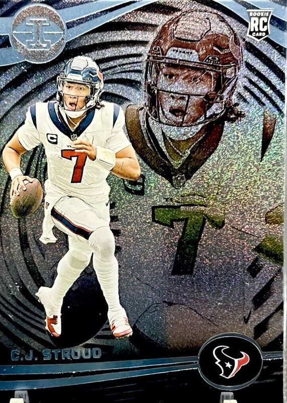 CJ Stroud 2023 Illusions #43 Trophy Collection Dots Price Guide ...