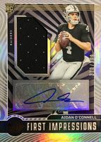 Aidan O'Connell 2023 Illusions #101 First Impressions Memorabilia Autographs /399 PSA 10 Price ...