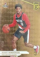 Scoot Henderson 2023 Elite #233 Gold /10 Price Guide - Sports Card Investor