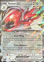 Scizor ex 2024 Scarlet & Violet: Temporal Forces #111/162 Double Rare ...