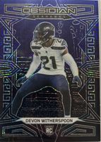 Devon Witherspoon 2023 Obsidian #185 Electric Etch Deep Sea Mojo /5 ...