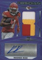 Rashee Rice 2023 Obsidian #218 Rookie Jersey Autographs - Electric Etch ...